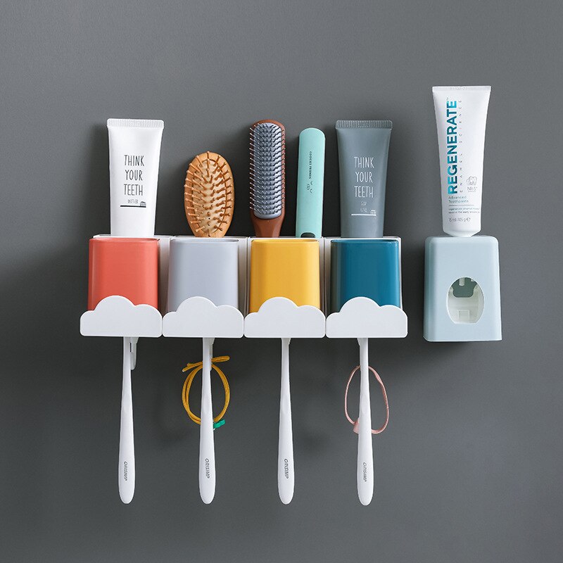 MessFree® Cloud Toothbrush Holder